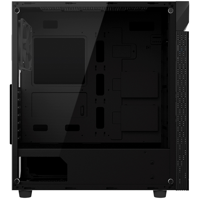 Gabinete Gamer Gigabyte C200 Mid Tower RGB Vidro ATX Preto - GB-C200G