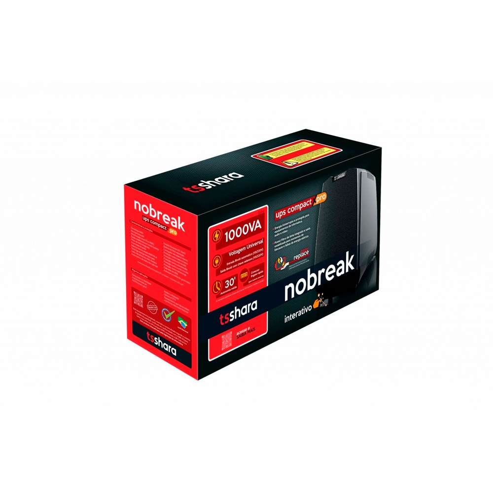 Nobreak TS Shara UPS XPro Compact 1000VA Universal Bivolt - 4528