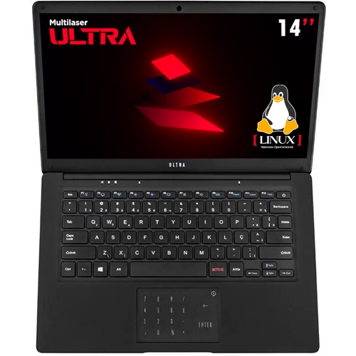 Notebook Multilaser Ultra Celeron N4020 14.1'' HD 128GB SSD 4GB Linux ...