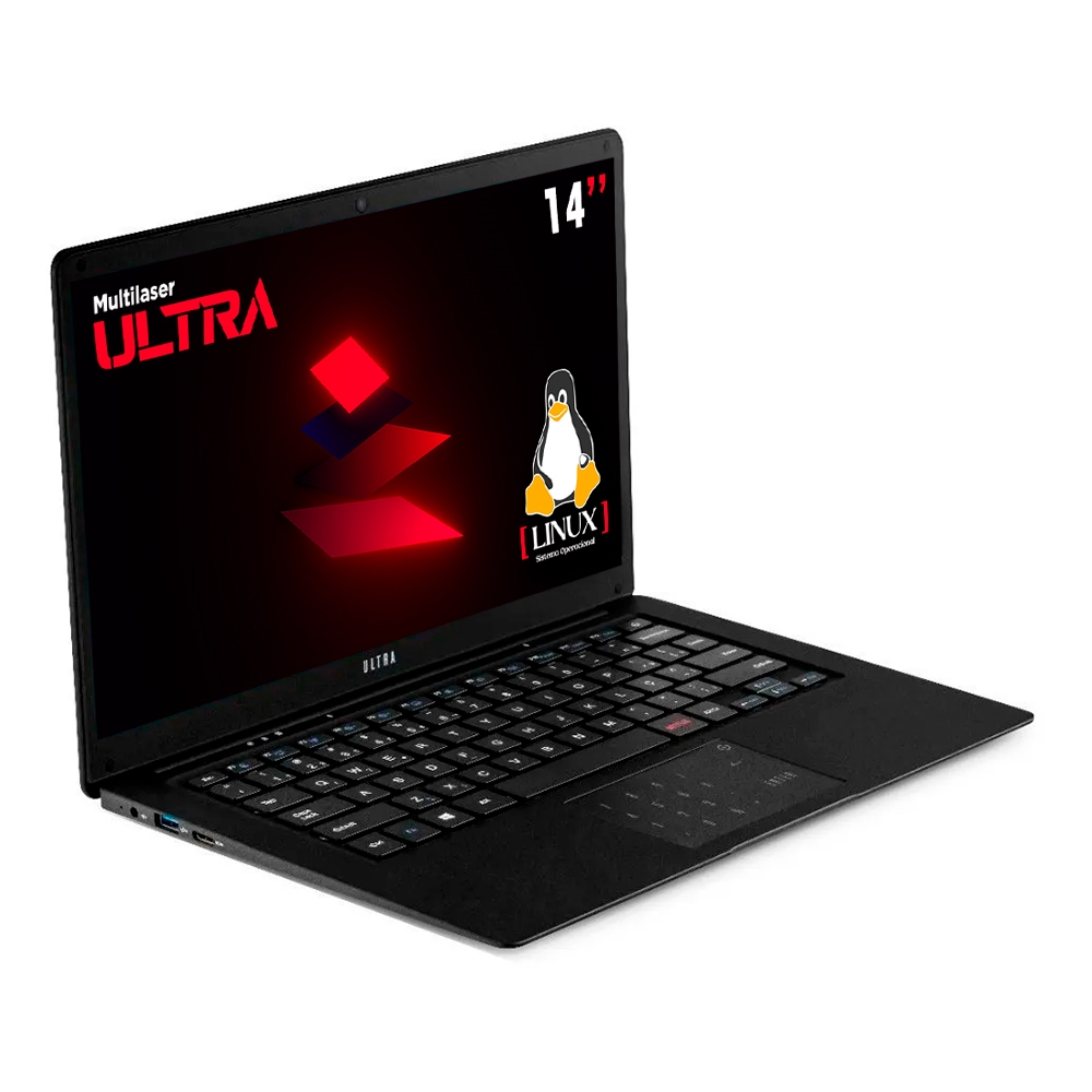 Notebook Multilaser Ultra Celeron N4020 14.1'' HD 128GB SSD 4GB Linux ...