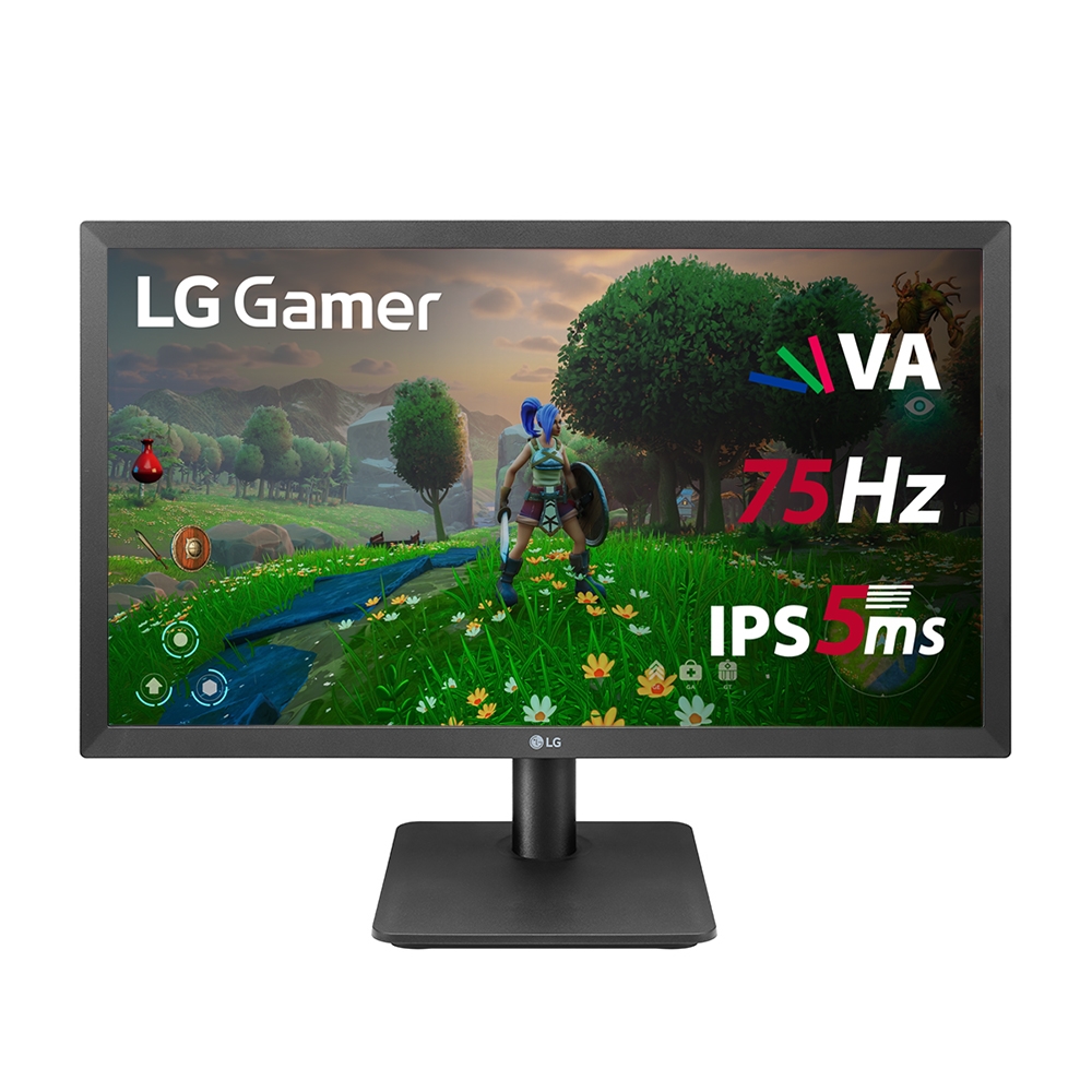 Monitor Gamer LG 21,5'' Full HD 75Hz 5ms HDMI VA FreeSync - 22MP410-B