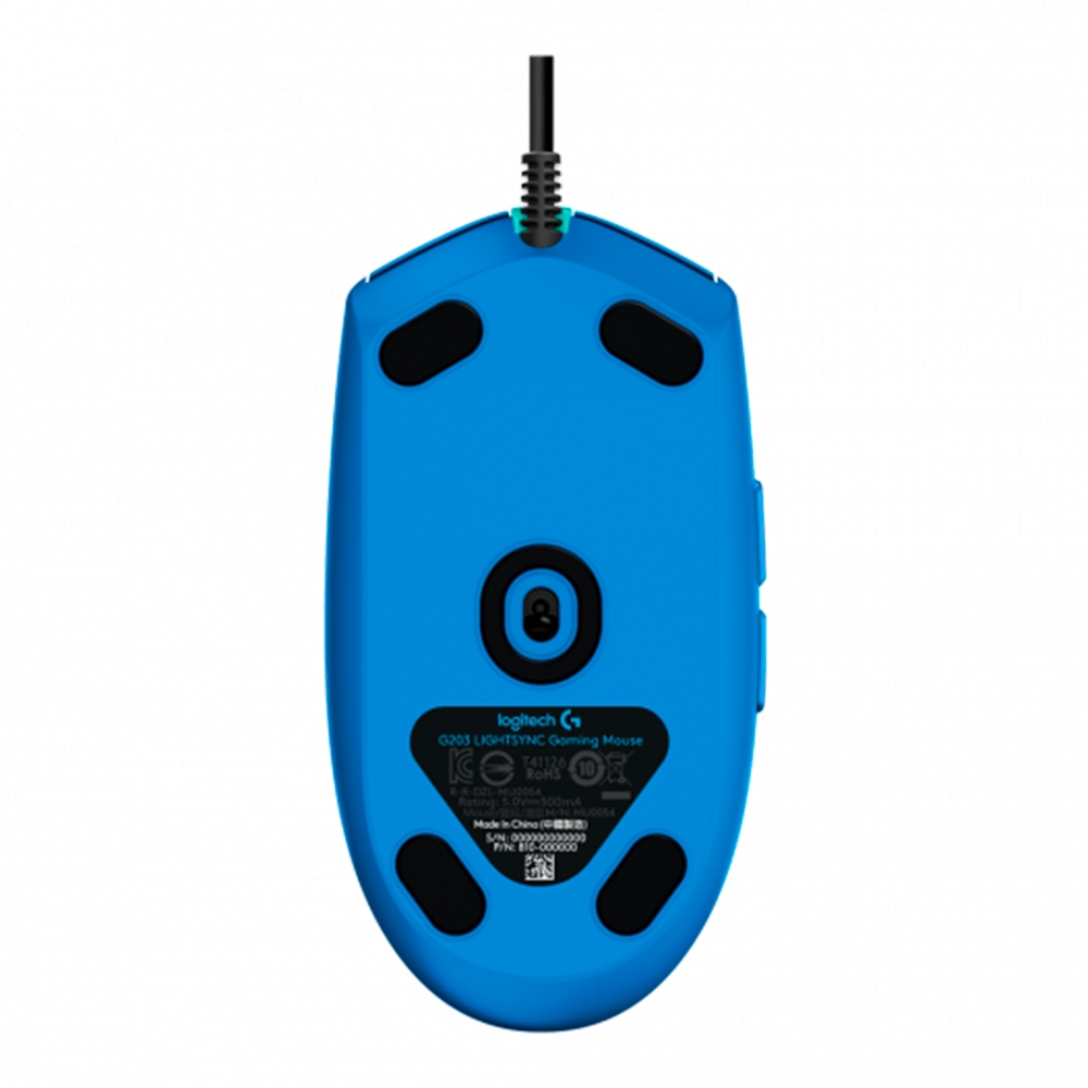 Mouse Gamer Logitech G203 Lightsync Rgb 8000dpi Azul 910 005795