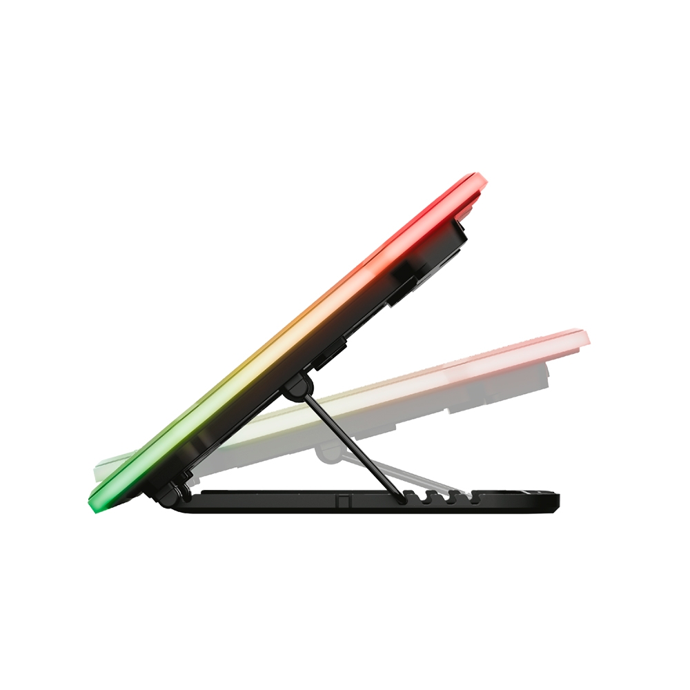 Base para Notebook Trust GXT 1126 AURA RGB com Cooler Preto - T24192
