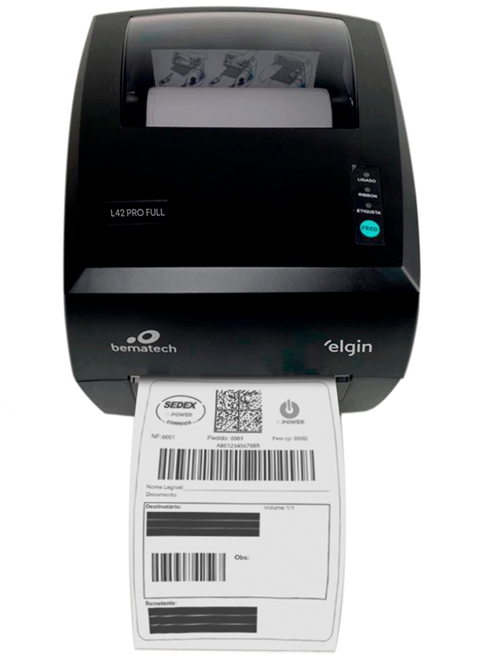 Impressora de Etiquetas Elgin L42 PRO Full USB Ethernet Serial ...