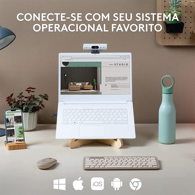 Teclado Sem Fio Logitech K380 Bluetooth Bege US - 920-011390