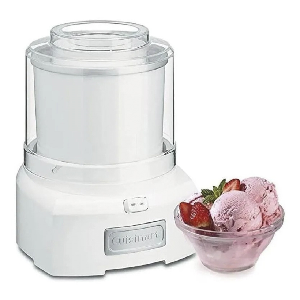 Máquina de Sorvete Cuisinart Frozen Yogurt 45W 110V Branco - ICE-21BR