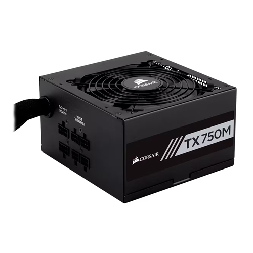Fonte Corsair TX750M 750W 80 Plus Gold SemiModular Preto - CP-9020131-WW