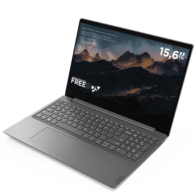 Notebook Lenovo V15 IML 15.6 HD i3-10110U SSD 256GB 4GB FreeDos Cinza - 82NQ000TBR