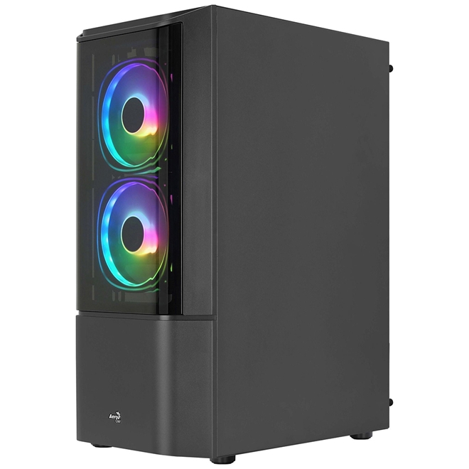 Gabinete Gamer AeroCool Quantum V2 Preto Vidro Temperado Mid Tower ATX ...
