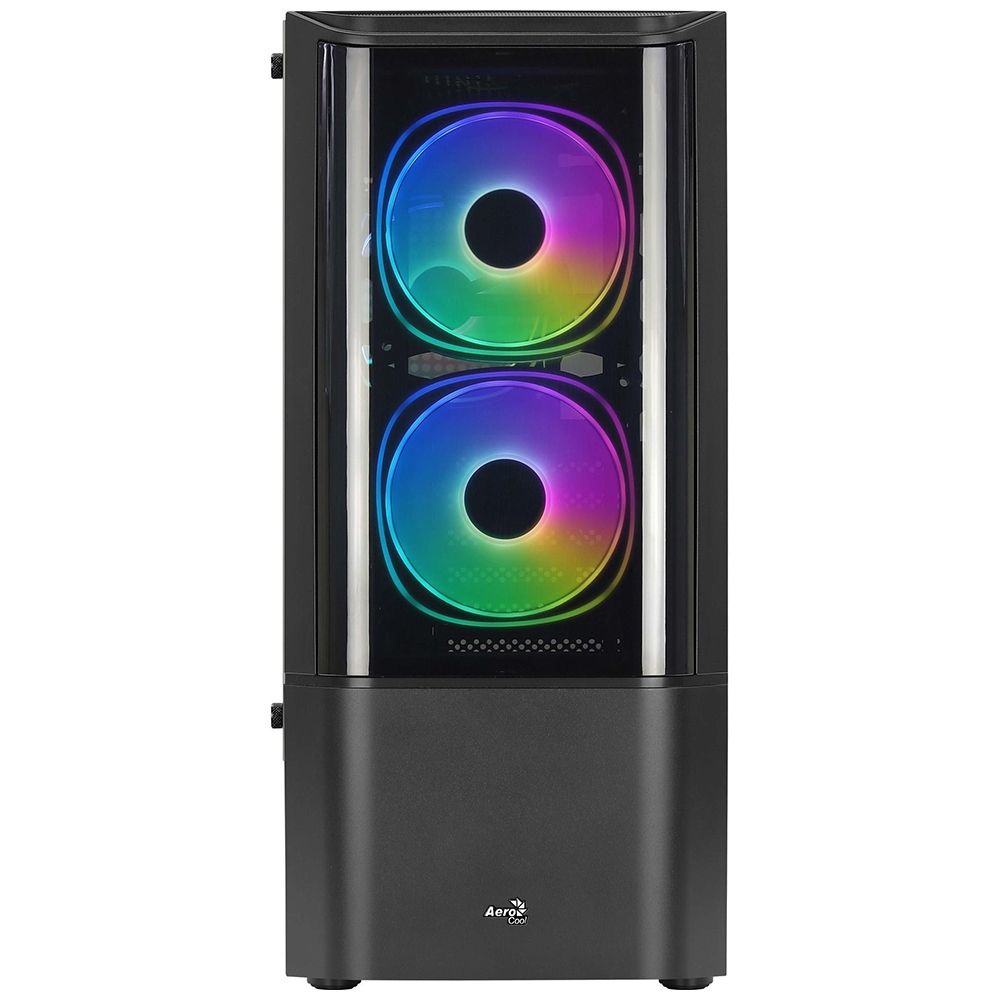 Gabinete Gamer AeroCool Quantum V2 Preto Vidro Temperado Mid Tower ATX ...
