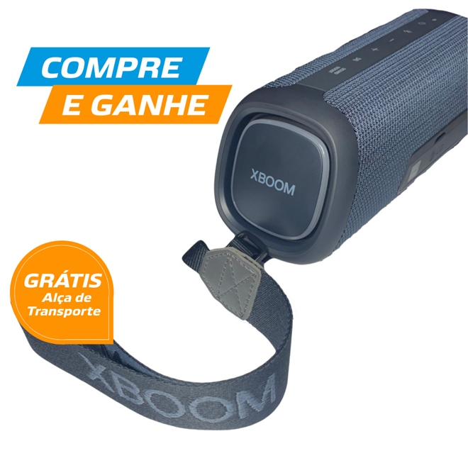 Caixa de Som LG Xboom GO XG5 Power Portátil Bluetooth IP67 Preto - XG5