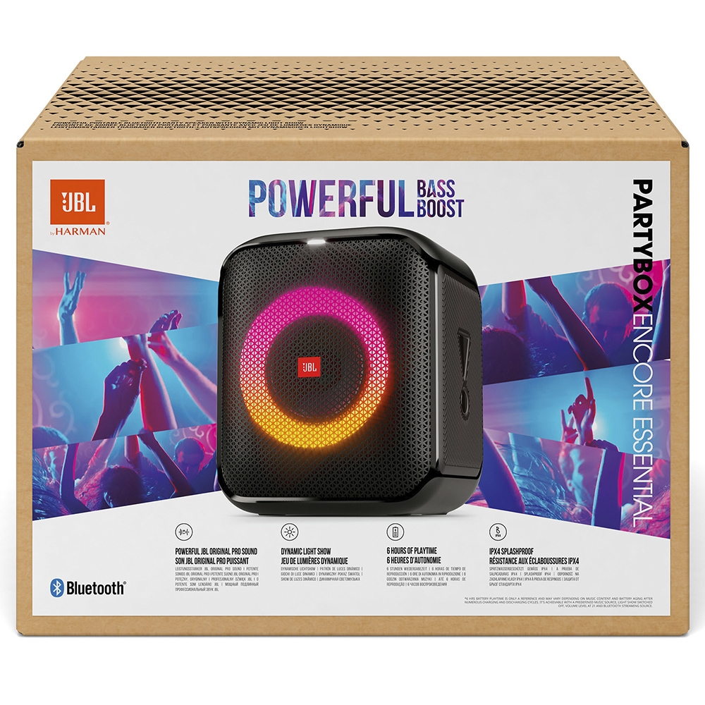 Caixa de Som JBL Party Box Encore 100W Bluetooth Com 2 Microfones Preto ...