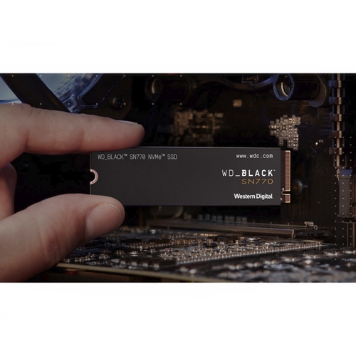 SSD WD Black SN770 500GB M.2 2280 NVME PCIE Gen4x4 5000Mb/s - WDS500G3X0E
