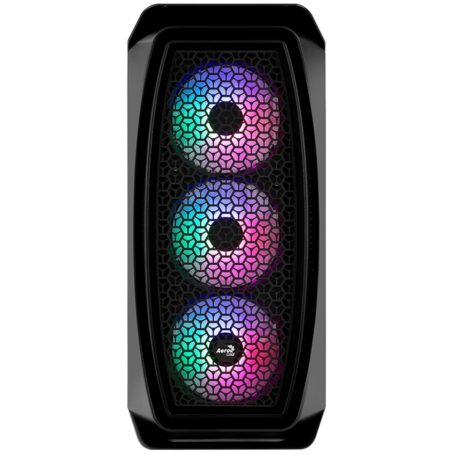 Gabinete Gamer Aerocool Aero One Mini Frost 4 Fans RGB Mini Tower Preto ...