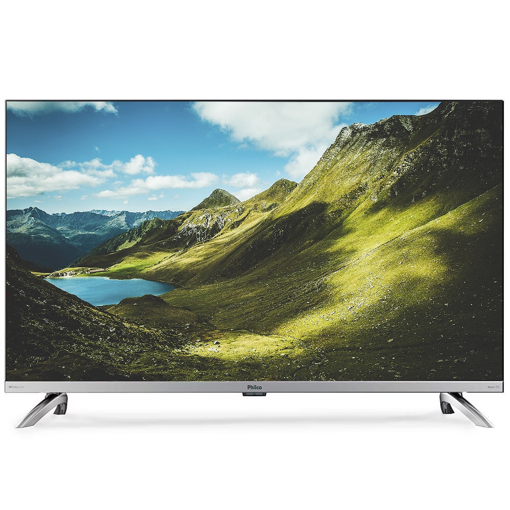 Smart TV Philco 32'' HD DLED Roku Fast Wi-Fi USB Prata - PTV32G7PR2CSBLH