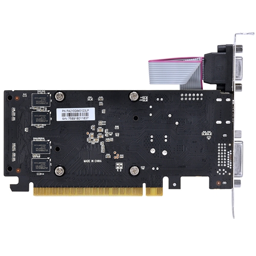 Placa de Vídeo PCYes GeForce G210 Low Profile 1GB DDR3 64Bit - PVG2101GBR364LP