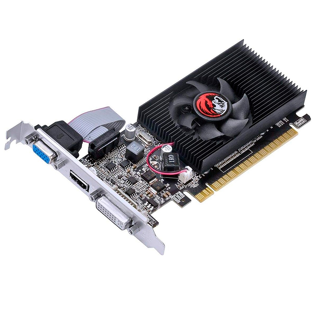 Placa de Vídeo PCYes GeForce G210 Low Profile 1GB DDR3 64Bit - PVG2101GBR364LP