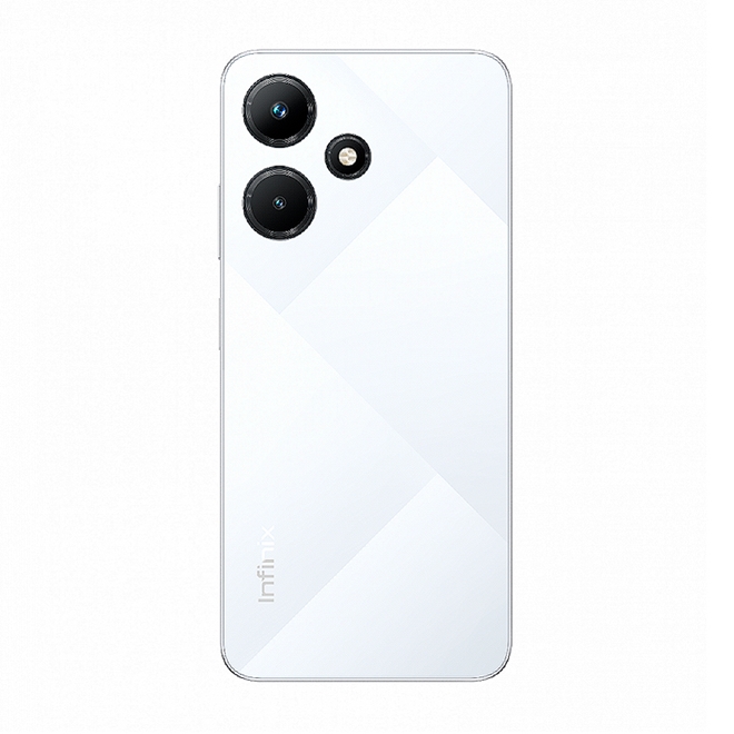 Smartphone Infinix Hot 30i 6.6'' HD+ 90Hz 128GB 4GB RAM Câmera Dupla 50MP Dual Chip Branco