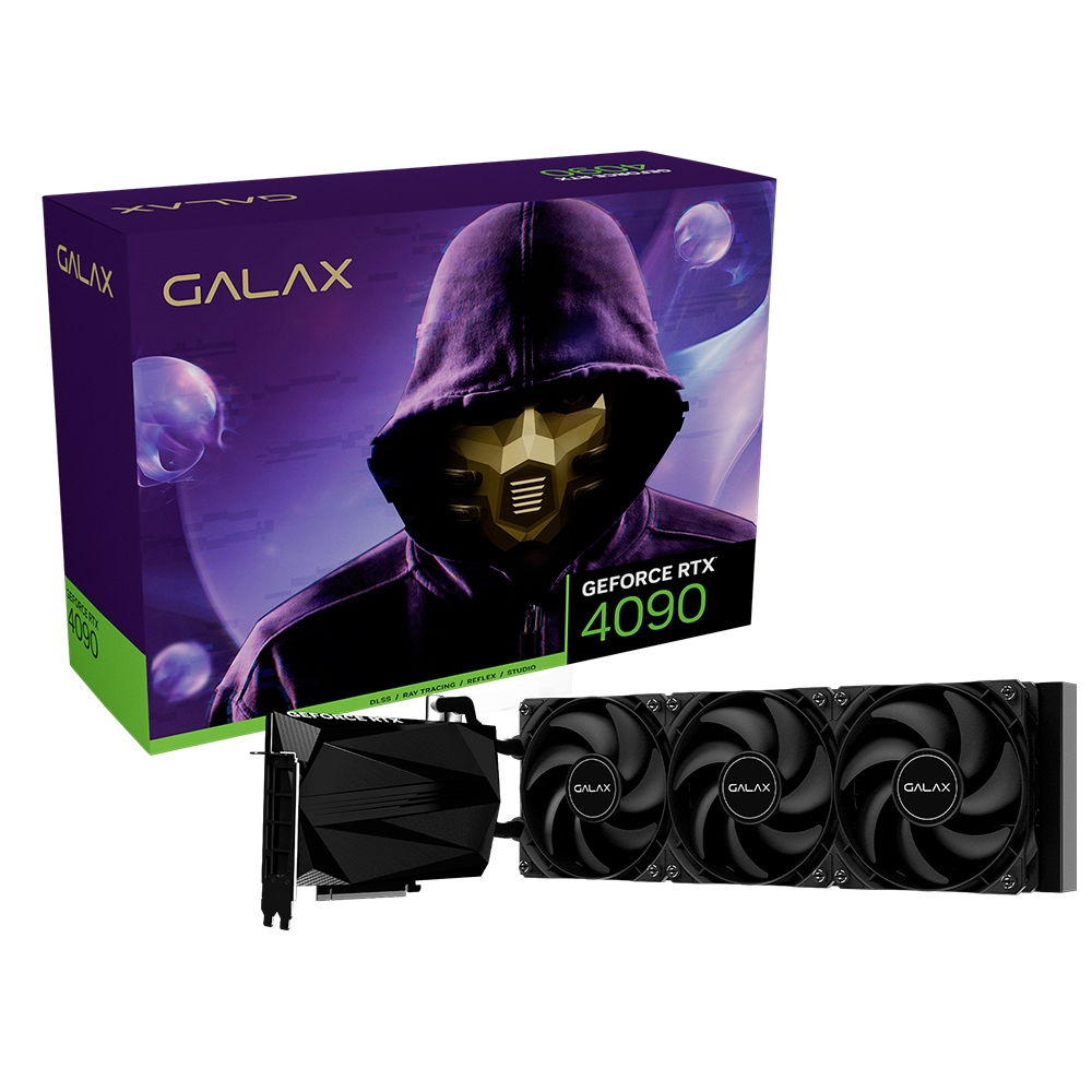 Placa de Vídeo Galax GeForce RTX 4090 Hydro Water cooler 360mm 24GB ...