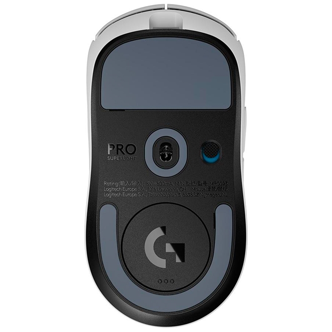 Mouse Gamer Sem Fio Logitech G Pro X Superlight 2 USB Branco - 910-006637