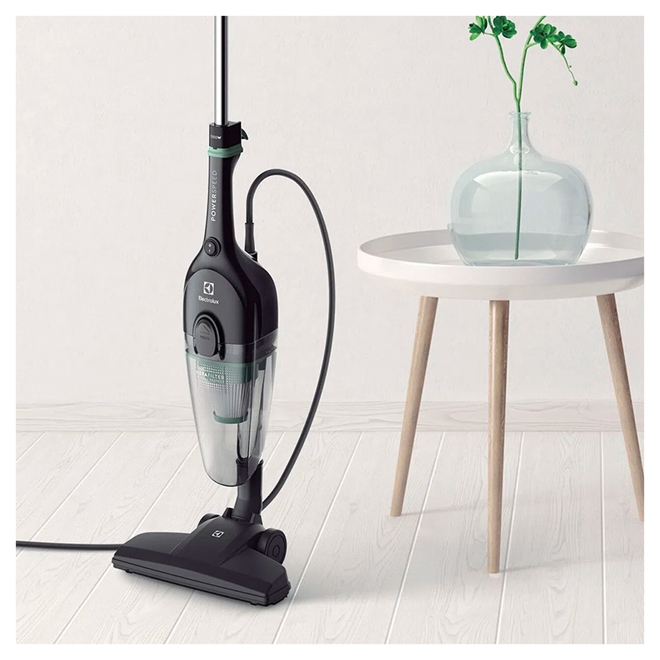 Aspirador de Pó Vertical 1100W PowerSpeed Electrolux 2 em 1 220V Preto ...