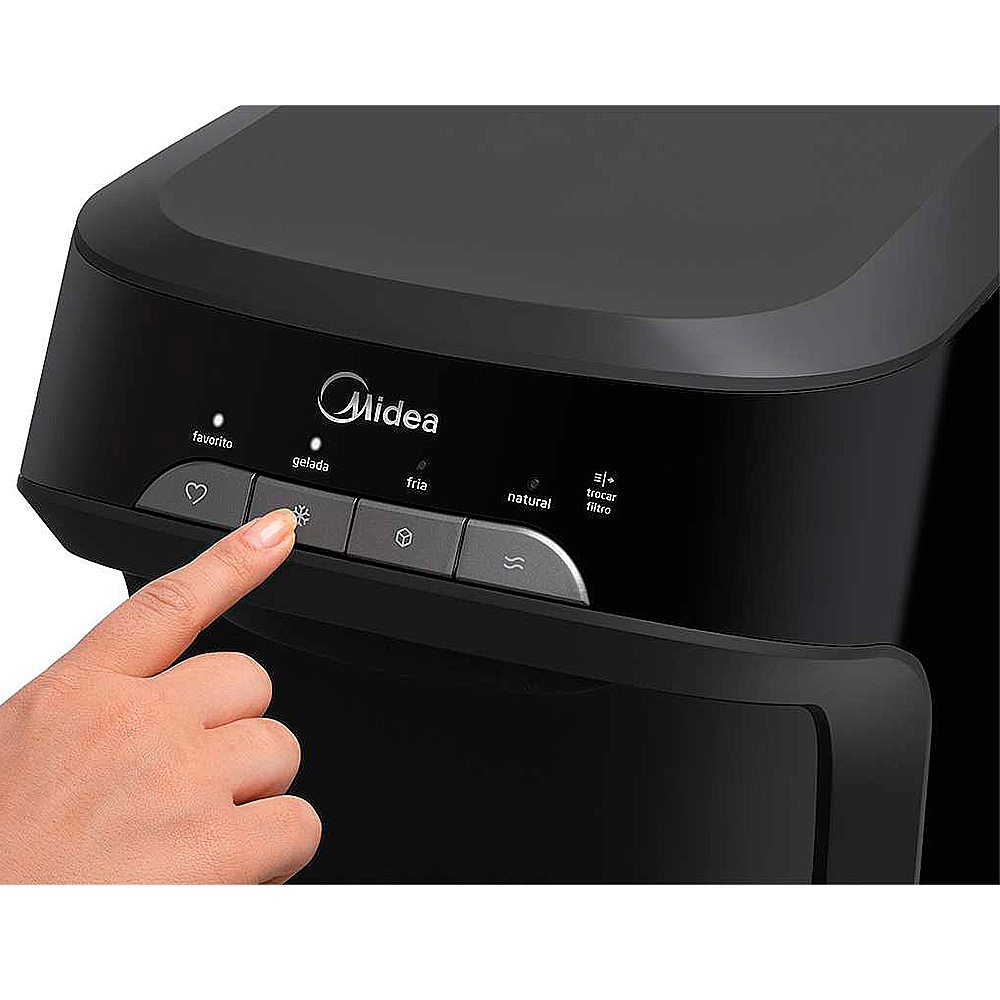 Purificador de água Midea fria, gelada e natural Dupla Filtragem Bivolt ...