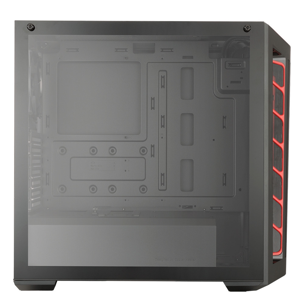 Gabinete Gamer Cooler Master Masterbox MB511 TG Preto/Vermelho Vidro ...