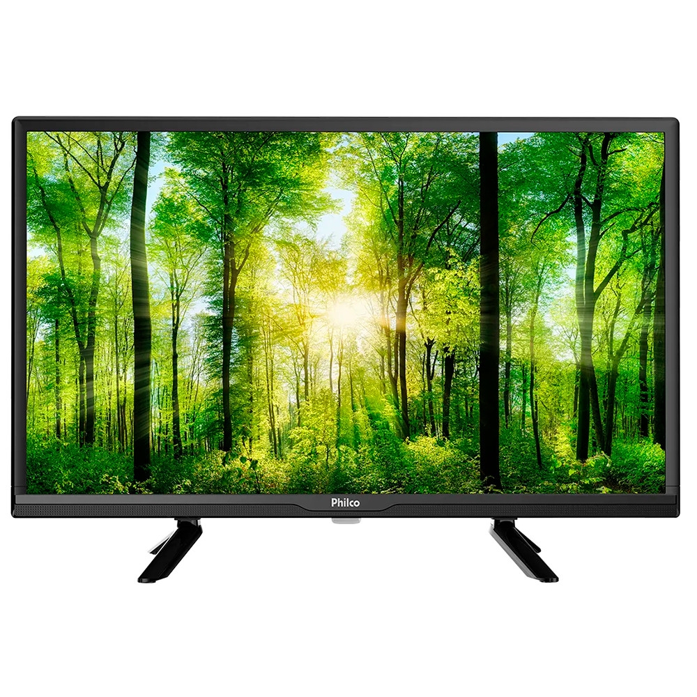 Smart TV Philco 24'' HD LED Roku TV USB Preto - PTV24G5YR2CP