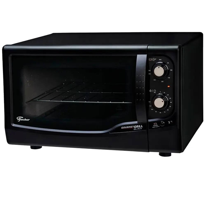 Forno Elétrico Fischer Gourmet Grill Bancada 44L Preto 220V