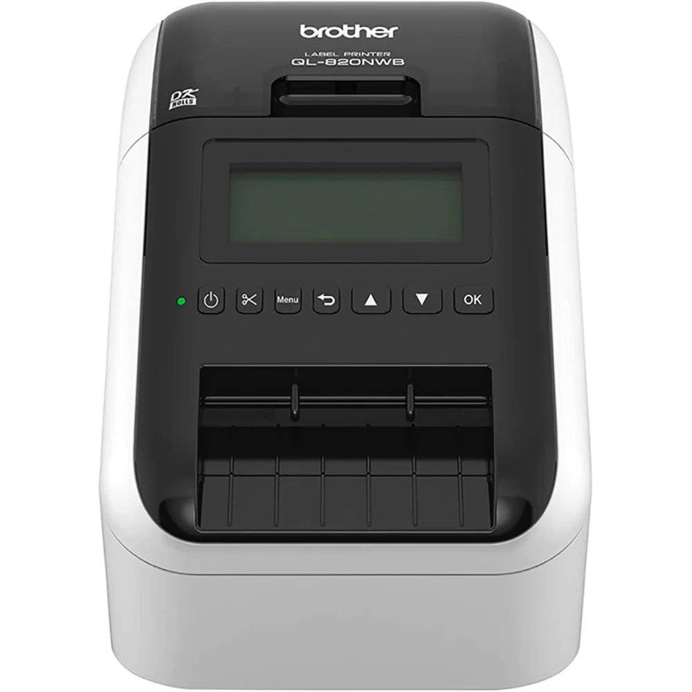 Impressora de Etiqueta Brother USB Wi-fi Bluetooth RJ45 Branco/Preto ...
