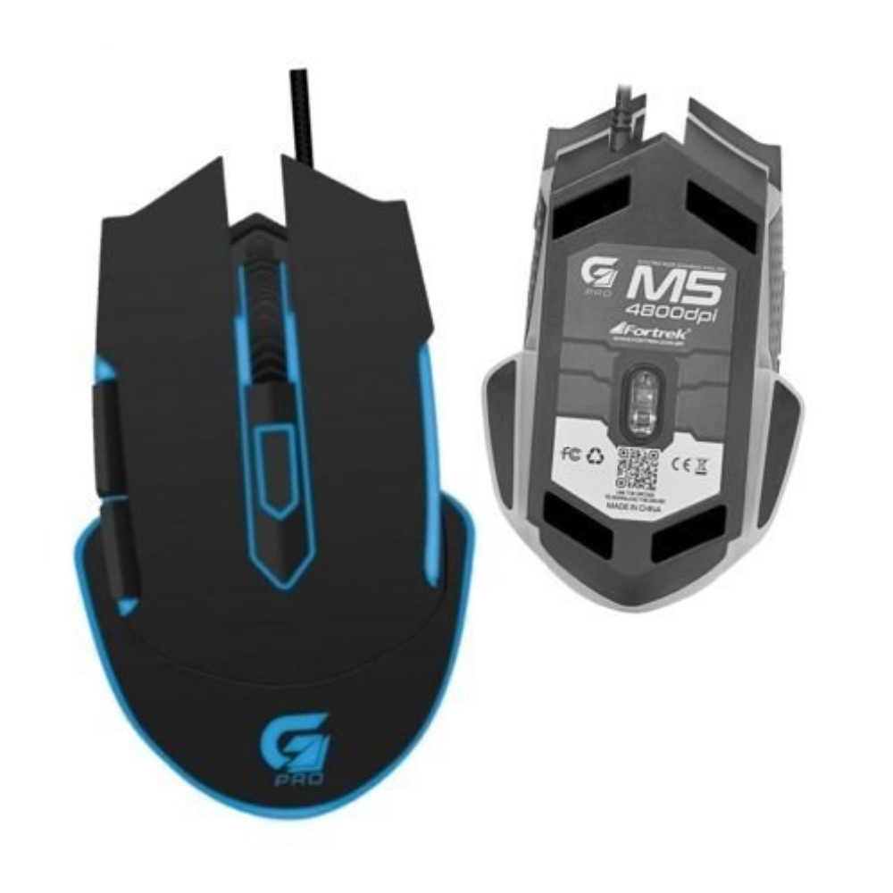 Mouse Gamer Fortrek Pro M5 4800Dpi RGB FORTREK-M5