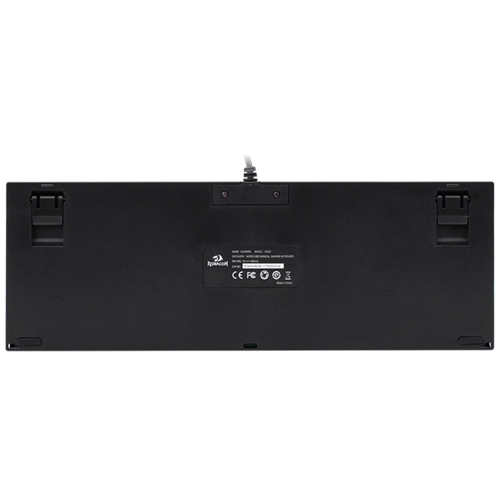 Teclado Gamer Redragon Kumara Red Mecânico ABNT2 Switch Outemu Brown ...