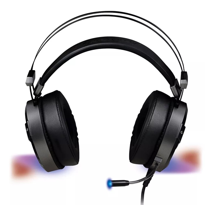 Headset Gamer Fortrek G Pro H1+ 7.1 RGB Cinza