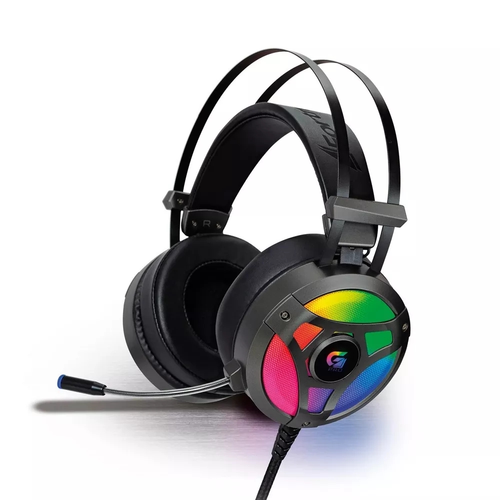 Headset Gamer Fortrek G Pro H1 7 1 Rgb Cinza