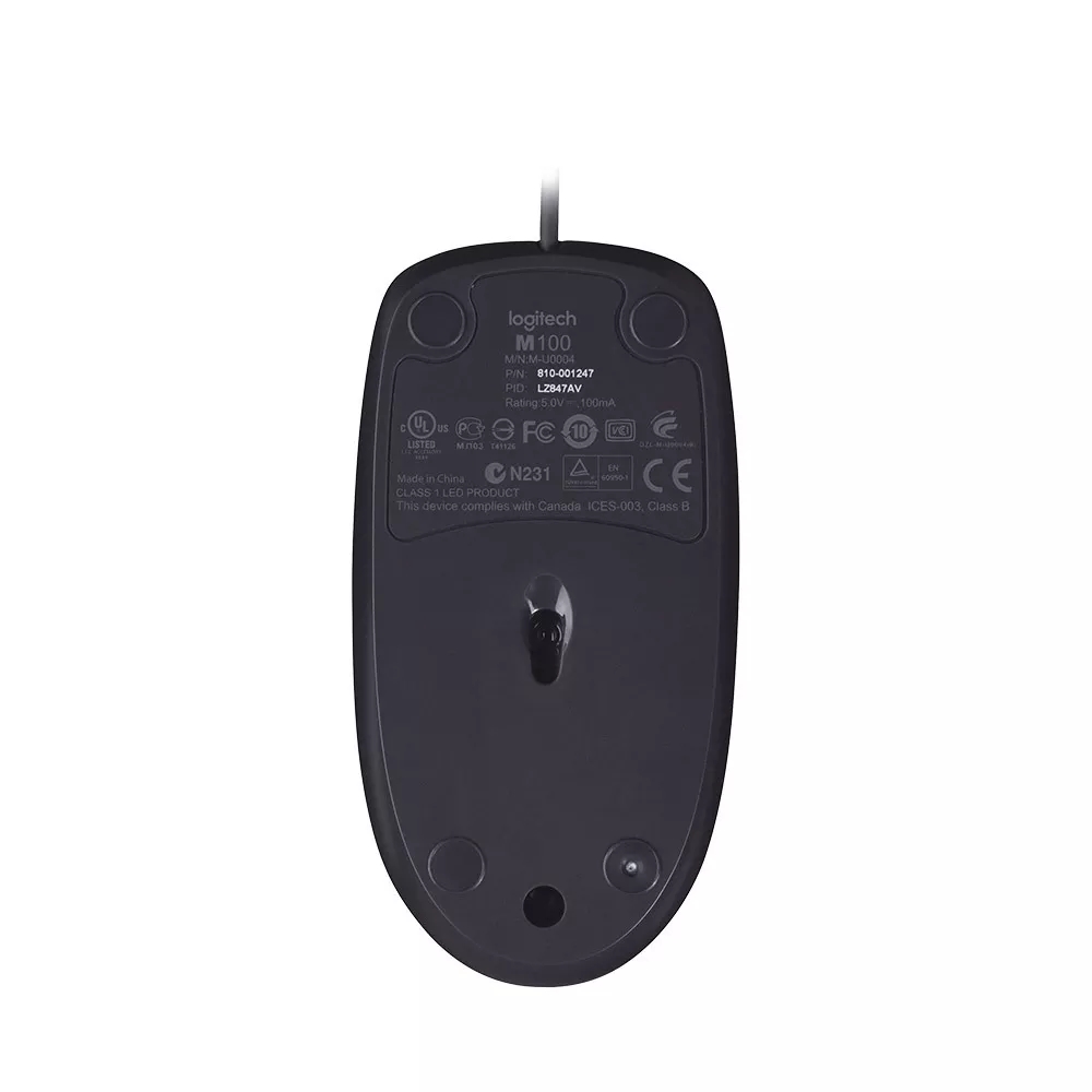 Mouse Logitech M100 Preto 910-001601