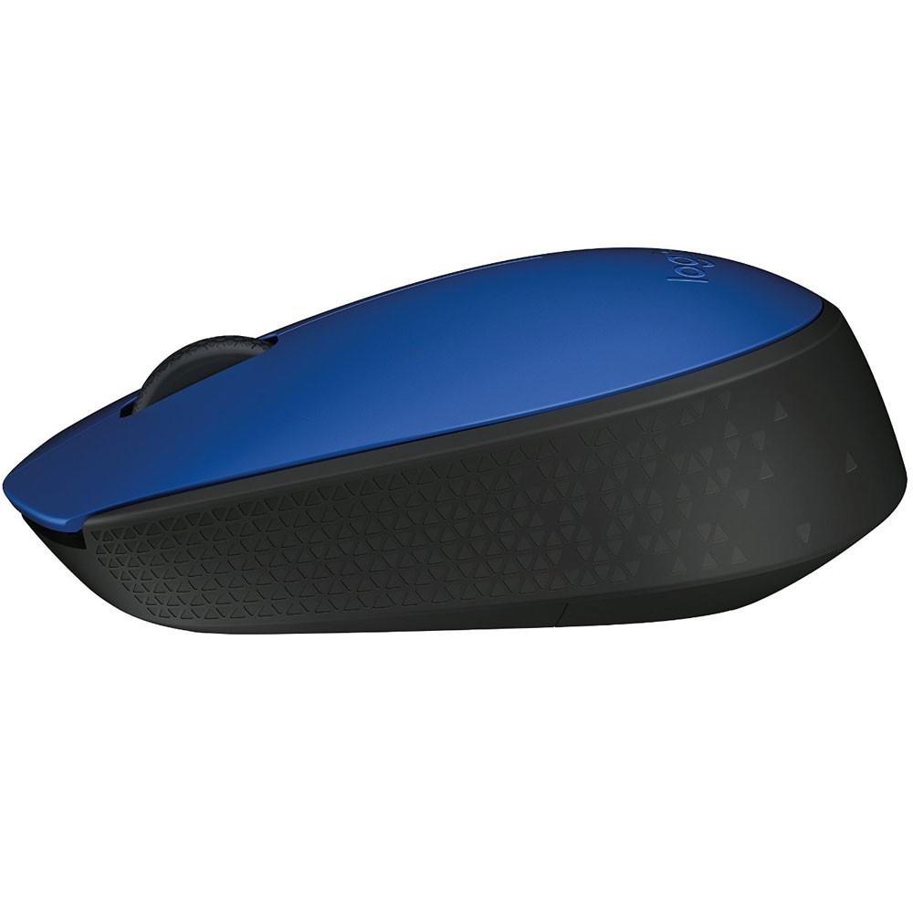 Mouse Logitech M170 s/ Fio Azul Com Preto 910-004800
