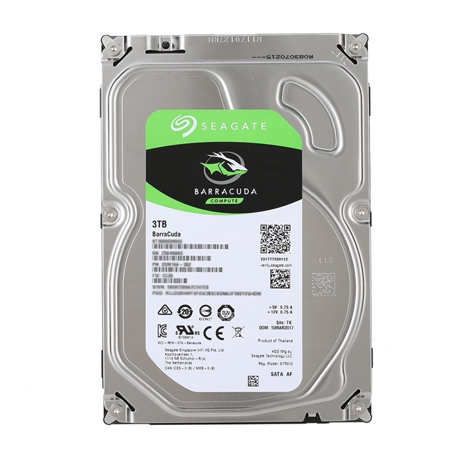 HD Seagate Barracuda 3TB 5400rpm Cache 256MB Sata 6 GB/s ST3000DM007