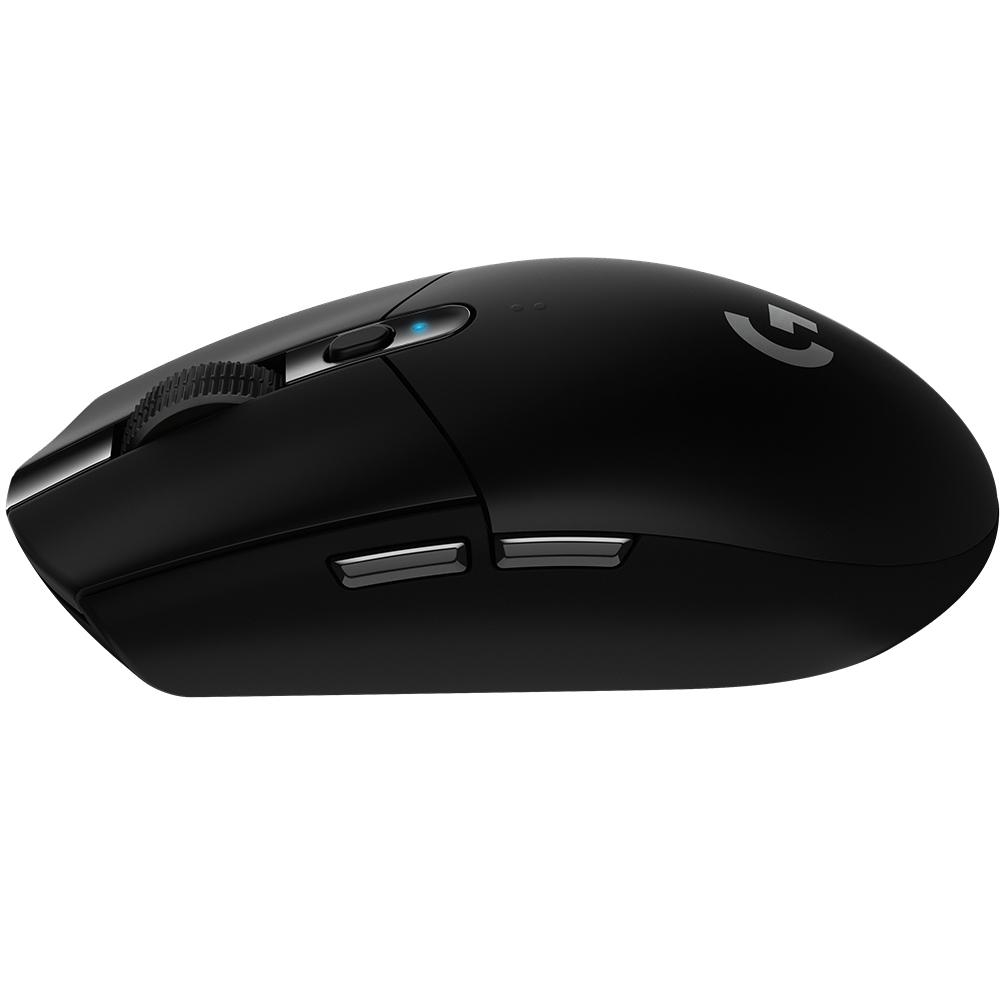 Mouse Gamer Logitech G305 Hero Lightspeed 12000Dpi s/fio Preto 910-005281.