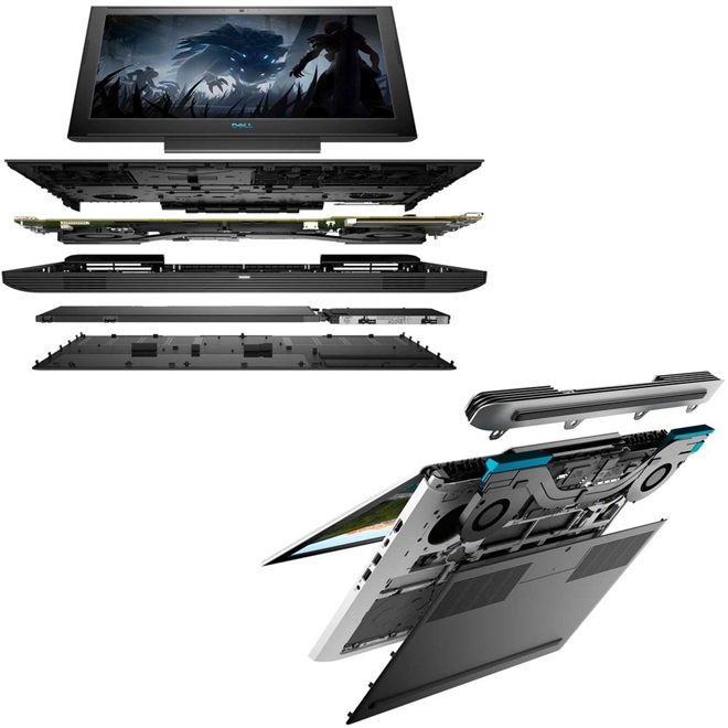 Notebook Dell G7 15 7588 15.6'' FHD i7-8750H 1TB+128GB SSD 8GB GTX 1050 ...