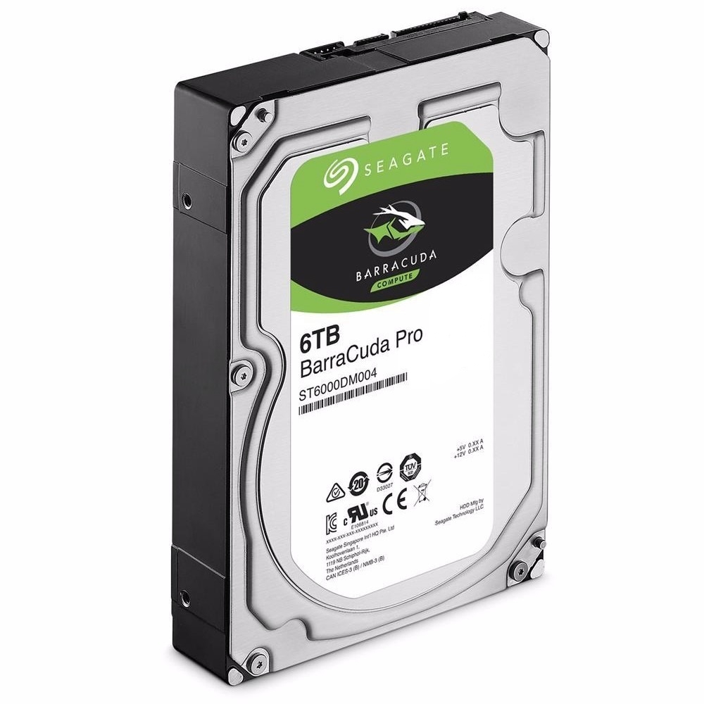 HD Seagate BarraCuda Pro 6TB 7200RPM SATA 256MB 3.5'' ST6000DM004