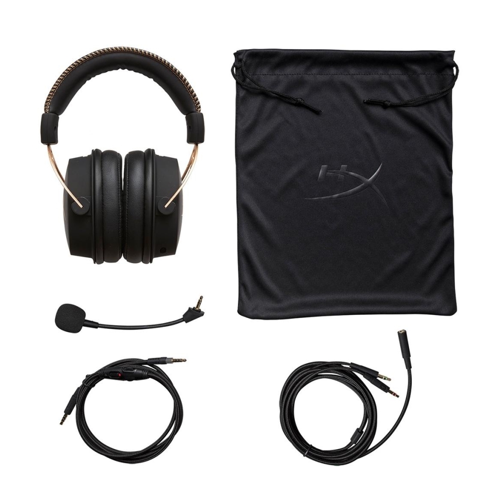 Headset Gamer HyperX Cloud Alpha Gold HX-HSCA-GD/NAP