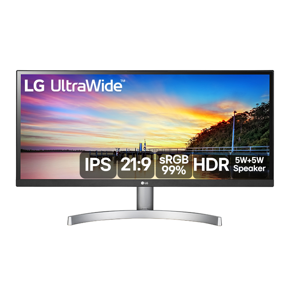 Monitor LG LED 29'' Ultrawide IPS HDMI FreeSync 29WK500 Preto