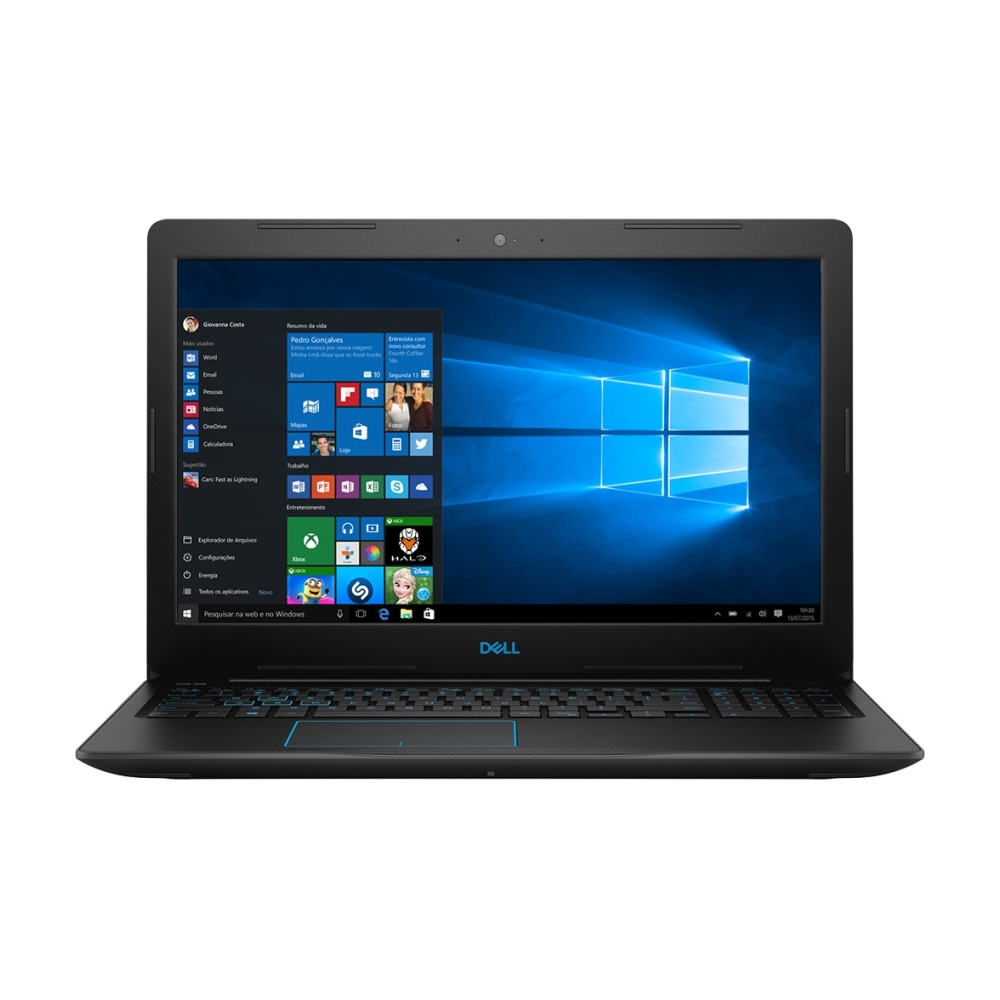 Notebook Gamer Dell G3 15 3579 15.6'' FHD i7-8750H 1TB 16GB GTX 1050 TI 4GB Win10 H Preto