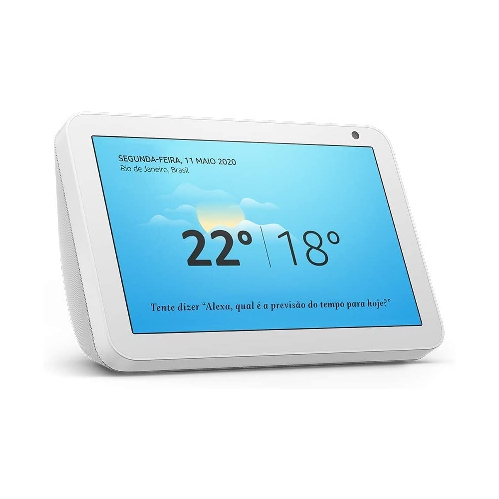 Smart Speaker Amazon com Alexa Echo Show 8 com Tela 8'' Branco