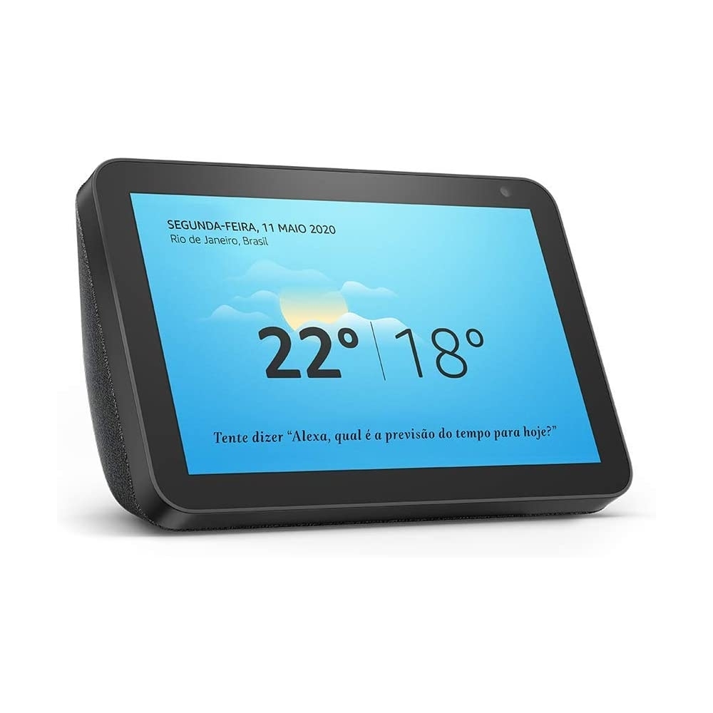 Smart Speaker Amazon com Alexa Echo Show 8 com Tela 8'' Preto