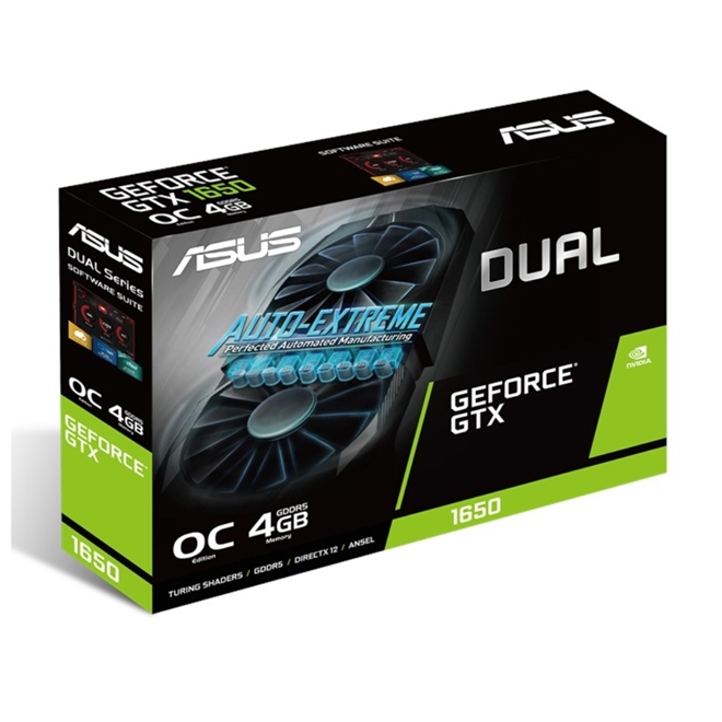 Placa de Vídeo Asus GeForce GTX 1650 DUAL OC 4GB GDDR5 128Bit DUAL-GTX1650-O4G