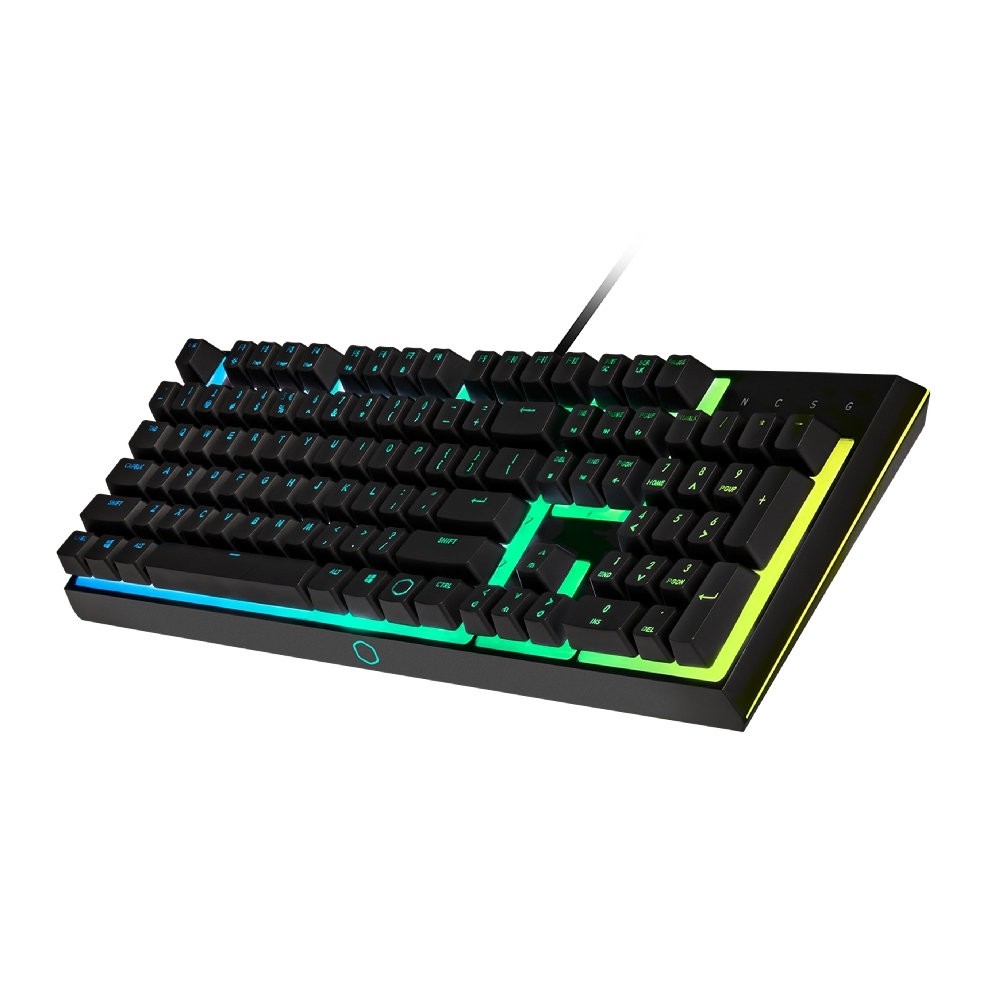 Teclado Gamer Cooler Master MK110 RGB Semi-Mecânico ABNT2 MK-110-KKMF1-BR