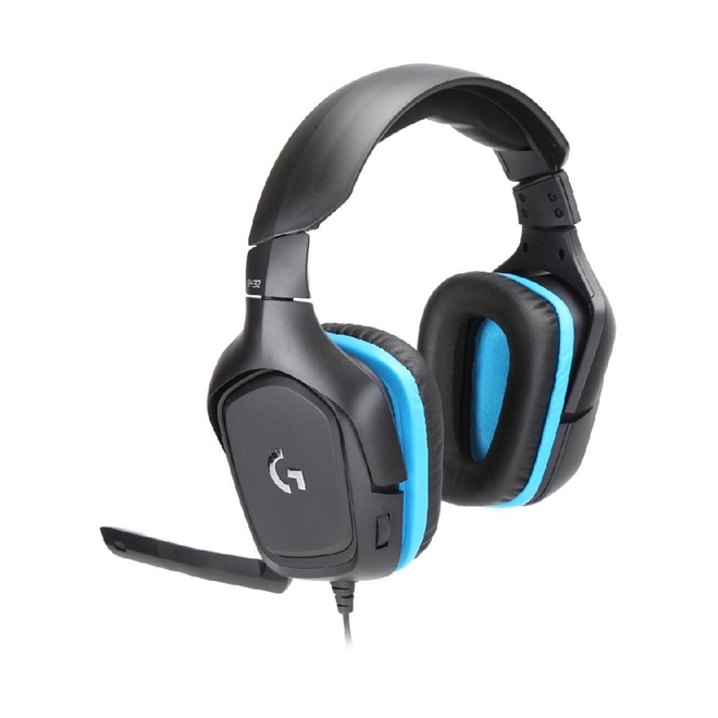 Headset Gamer Logitech G432 RGB 7.1 Surround P2 USB Preto 981-000769