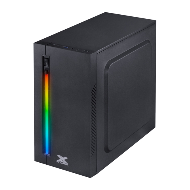 Gabinete Gamer Vinik VX Gaming Australis RGB Mid Tower ATX Preto