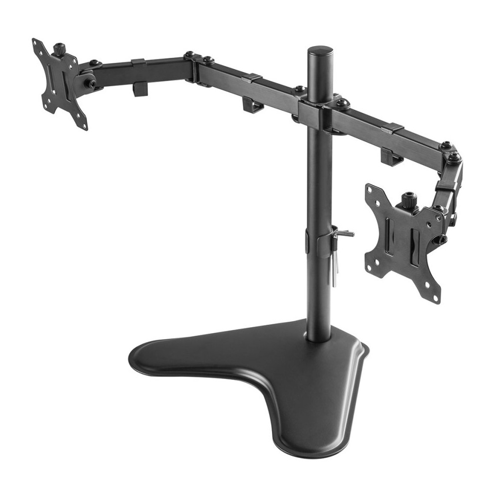 Suporte Articulado PCYes p/ 2 Monitores Preto PLMSM02A